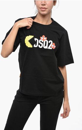 Dsquared2 PAC-MAN Printed EASY FIT Crew-neck T-Shirt size M