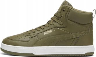 Puma Erwachsene Caven 2.0 Mid WTR Sneakers 44.5, Olive Gold White Green