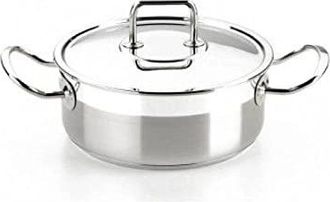 Bra Profesional | Kochtopf mit Edelstahldeckel, Grau, 16 cm