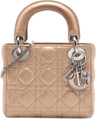 Dior Pre-owned Lady Dior - Femme - Pre-owned - Beige - Taille: ONE Size