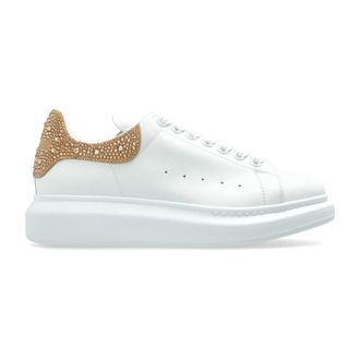 Alexander McQueen Sportschuhe mit gl&auml;nzenden Applikationen - - Shoes - Damen - Wei&szlig; - 42 EU