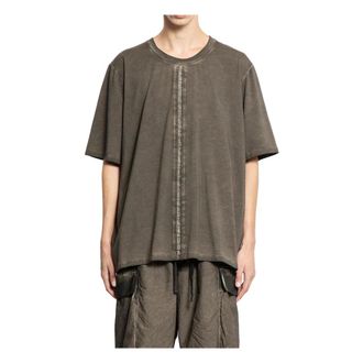 Uma Wang UMA Wang, Homme, Tops, Brun, Taille: XL T-shirt en coton surteint