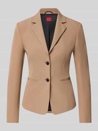 HUGO BOSS Regular Fit Kurzblazer mit Reverskragen Modell Agonia