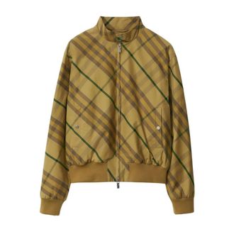Burberry Cedar Check Bomberjacke - - Jackets - Herren - Beige - M