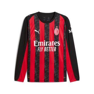 Puma AC Mailand Trikot Langarm Home 2025/2026 rotweiss, 2XL Herren