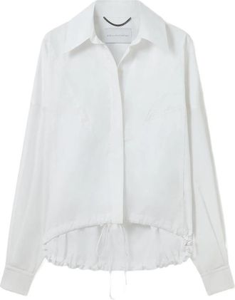 Stella McCartney Drawstring-hem Long-sleeve Shirt