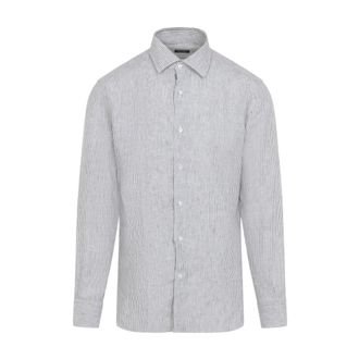 Ermenegildo Zegna Homme, Chemises, Gris, Taille: S Uhx27A3Srf7N07Beigescurorigato
