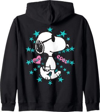 Peanuts Snoopy, Cooles Retro-Comic-Fan-Design mit Snoopy Starburst Kapuzenjacke