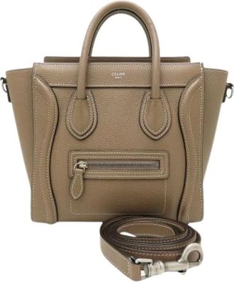 Celine Sac &agrave; main Luggage Pre-owned - Femme - Pre-owned - Brun - Taille: ONE Size
