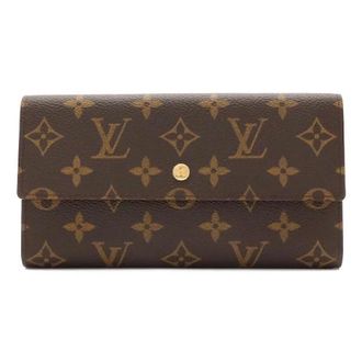 Louis Vuitton Pre-owned Monogram Long Trifold Wallet - - Pre-owned - Damen - Braun - ONE SIZE
