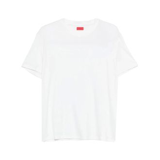 Isaia Homme, Tops, Blanc, Taille: 2XL T-shirt J0416 Mcx154 000