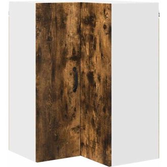 vidaXL Küchenwandschrank mit Regal Geräucherte Eiche 57 x 57 x 80 cm vidaXL