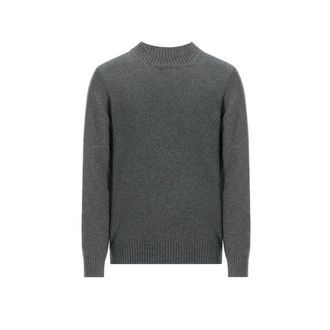 Au Printemps Paris Uni efil Pull - Grau