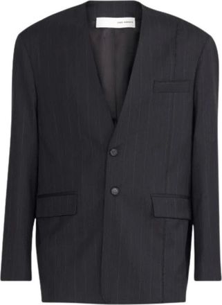 Isabel Benenato Isabel Benenato, Homme, Costumes, Gris, Taille: S Blazer en laine &agrave; rayures