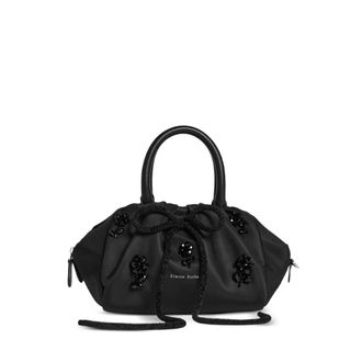 Simone Rocha Embroidered Decorations Logo Clutch Bag