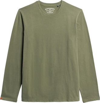 Superdry Herren Klassisches Essential Oberteil Käfergrün XL