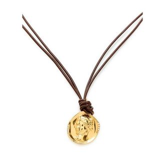 Hermina Athens Hermis Großer Kronleuchter Halskette - golden