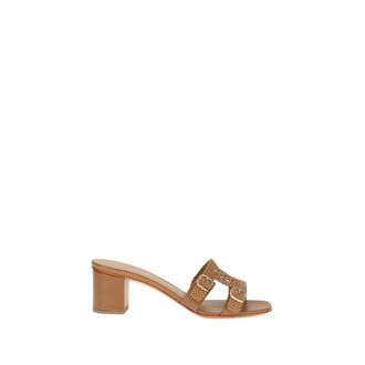 Santoni Geflochtene Didi Ledersandalen - - Shoes - Damen - Braun - 38 1/2 EU