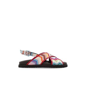 Missoni Femme, Chaussures, Multicolore, Taille: 39 EU Sandales &agrave; brides Zigzag