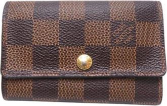 Louis Vuitton unisex, Pre-owned, Brun, Taille: ONE Size Porte-cl&eacute;s en toile Pre-owned