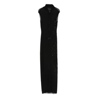 Jean Paul Gaultier Schwarzes &Auml;rmelloses Durchsichtiges Kleid - - Dresses - Damen - Schwarzk - M