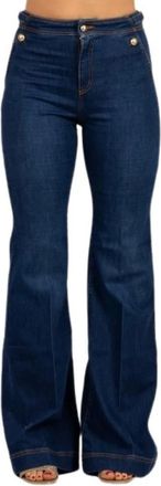 Nenette Femme, Jeans, Bleu, Taille: W29 Flared Jeans