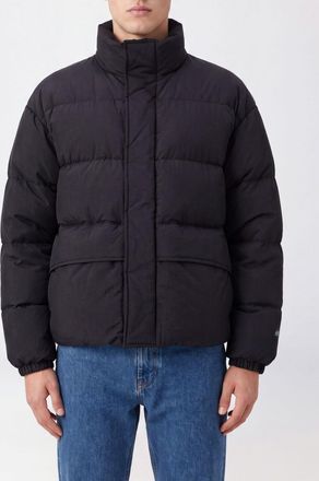 Jil Sander Doudoune courte en nylon matelass&eacute; &agrave; col montant