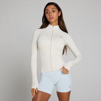 MyProtein Veste zipp&eacute;e sans couture Ultra Tempo MP femme - Brume/Argent - L