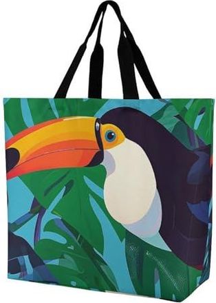 Generic Toucan Sac &Agrave; Bandouli&egrave;re L&eacute;ger Sacs De Courses D&eacute;contract&eacute; Sac A Main Femmes Pour Quotidienne Voyage Plage