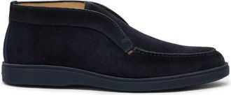 Santoni Blaue Wildlederstiefeletten - - Shoes - Herren - Blau - 43 1/2 EU