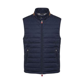 Kiton Gilet matelass&eacute; - Homme - Vestes - Bleu - Taille: L