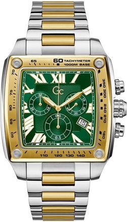 Gc Uhren - Quarz-Chronographenuhr Gc Retrofit - Gr. unisize - in Silber - f&uuml;r Damen