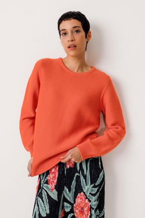 SKFK Damen vegan Pullover Iradi Orange