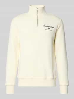 GANT Sweatshirt mit Stehkragen und Rei&szlig;verschluss