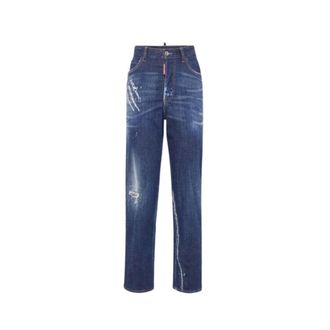 Dsquared2 Boston Cropped Jeans - - Jeans - Damen - Blau - S