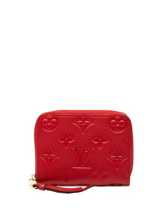 Louis Vuitton petit portefeuille Empreinte Zippy Coin Purse (2015) - Rouge