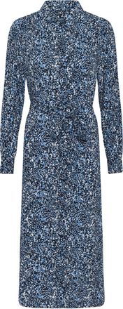 Part Two Part Two Damen Melucapw Kleid, Weicher Chambray Scatter Print, 30