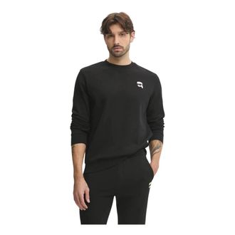 Karl Lagerfeld Baumwoll-Sweatshirt mit Logo - - Sweatshirts & Hoodies - Herren - Schwarzk - 2XL