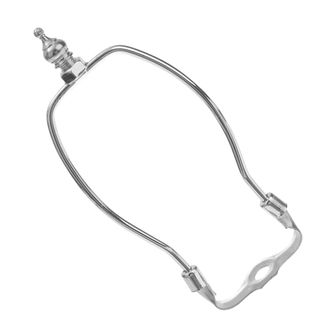 Milisten Lampenschirmhalterung Aus Stabiler Verstellbare Lampenharfen Und Endst&uuml;cke F&uuml;r Stehlampen Und Tischlampen Schirmhalter Und Gl&uuml;hbirnenschutz