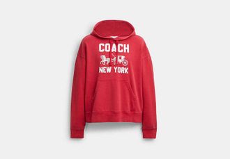 Coach Pferd- und Wagen-Hoodie