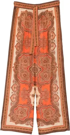 Zimmermann Femme, Pantalons, Multicolore, Taille: 38 FR Wide Pantalons