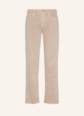 7 For All Mankind Straight Jeans Calie Straight Ankle beige