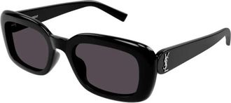 Saint Laurent SL M130 Rechteckige Sonnenbrille - - Accessories - unisex - Schwarzk - 53 MM
