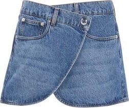 Coperni Jupe denim asym&eacute;trique