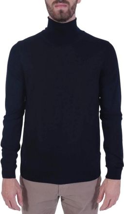 HUGO BOSS Homme, Pulls, Bleu, Taille: 2XL Musso-P Knitted Turtleneck