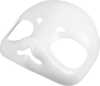 Cabilock Skull Cosplay Maske aus Langlebigem Kunststoff Unbemalt Realistisches Hundekostüm für Erwachsene Halloween Party-zubehör Einfache Handhabung für Maske