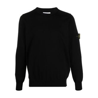 Stone Island Homme, Sweatshirts et sweats &agrave; capuche, Noir, Taille: XL Pull Noir &Eacute;l&eacute;gant Luxe Polyvalent