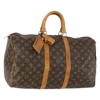 Louis Vuitton unisex, Pre-owned, Brun, Taille: ONE Size Sac Week-end en Toile Pre-owned