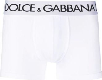 Dolce & Gabbana Homme, Sous-v&ecirc;tements, Blanc, Taille: S Boxer Regular