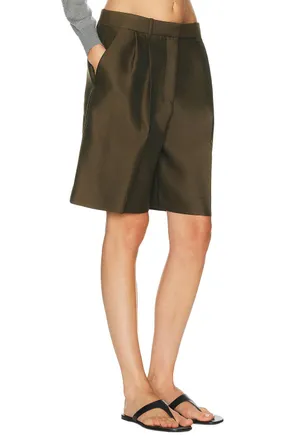 Khaite Womens Short Auggie Tailleur Dark Olive Khaki